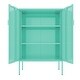 Free-Standing Metal Storage Locker Cabinet with Adjustable Shelves ...