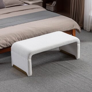 Classic Multipurpose Footstool Bench 9.69"X43.31"X16.14"(L*W*H) - Bed ...