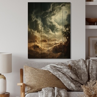 Designart "Storm Mystical Cyclone II" Landscape & Nature Print on ...