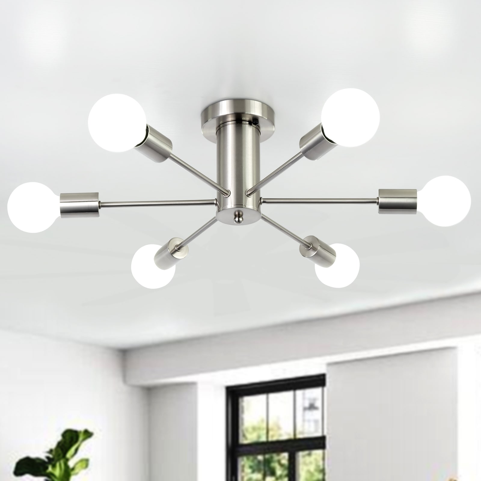 Modern & Contemporary Semi-Flush Mount Ceiling Lights - Bed Bath & Beyond