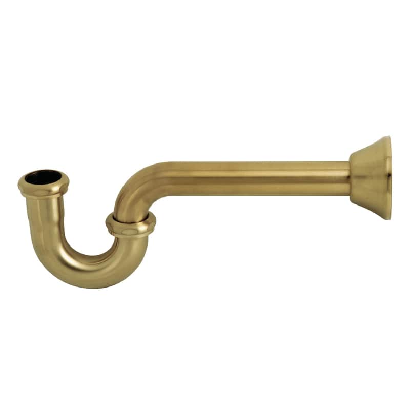 Vintage 1-1/4-inch Decor P-Trap, 18 Gauge - Overstock - 6507686