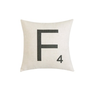 Letter-F4 With Feather Down Insert Pillow - Bed Bath & Beyond - 41974791