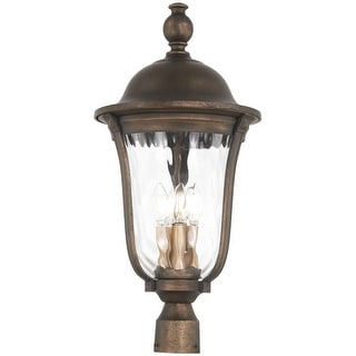 The Great Outdoors Havenwood 4 Light 26" Tall Outdoor Single Head Post ...