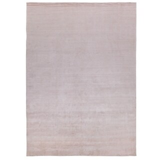 EXQUISITE RUGS ONE-OF-A-KIND Purity Hand Loomed Ivory Rug - 10'x14' - 9'x12' - Bed Bath & Beyond ...