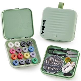 True & Tidy 22-Piece Mini Sewing Kit with Magnetic Box - Bed Bath ...
