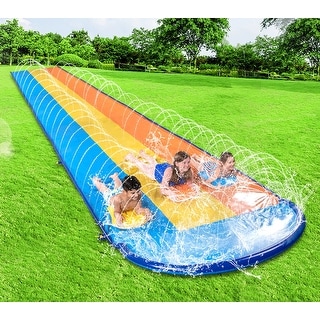 22.5ft Triple Water Slide with 3 Body Boards - Bed Bath & Beyond - 42562886