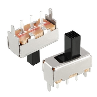 20Pcs 5mm Vertical Slide Switch DP3T 2P3T 8 Terminals PCB Panel ...