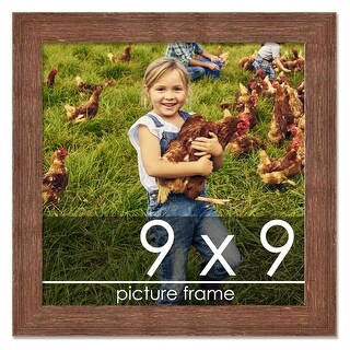 9x9 Distressed/Aged Color Wood Picture Square Frame - Picture Frame ...