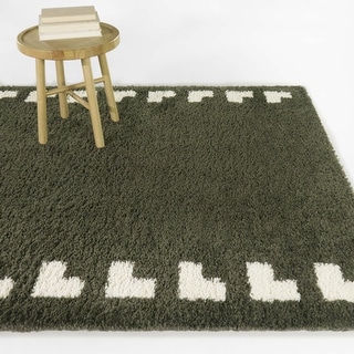 Barbour Geometric Border Area Rug - Bed Bath & Beyond - 43348191