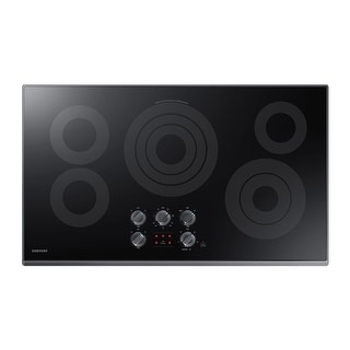 Samsung 36" Smart Electric Cooktop in Black Stainless Steel - N/A - Bed ...