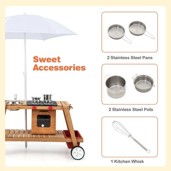 Kid's Play Trolley Outdoor Wooden Kids Play Cart - Bed Bath & Beyond ...