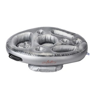 Multi Functional Inflatable Floating Snack Holder with 8 Storage Holes ...