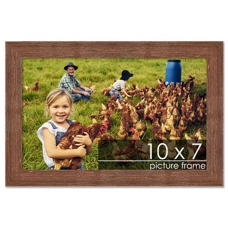10x7 Frame Brown Barnwood Distressed/Aged Old Weathered Natural Wood ...