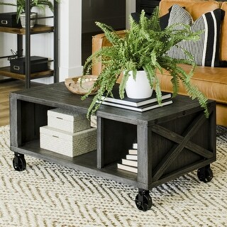 Yosemite Home Decor Rectangular Wood Quentin Occassional Table - 42 x ...
