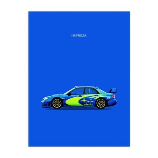 Rome Italy Subaru Impreza Digital Cars Art Print/Poster - Bed Bath ...