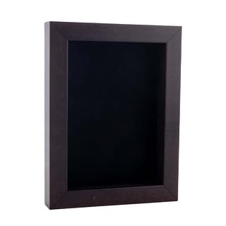 24x30 Shadow Box Frame Brown Walnut Wood | 3/4" Usable Display Depth ...