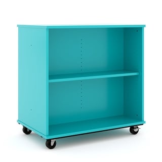 Tot Mate Open Double Sided Mobile Storage Locker / Bookcase - 36H - Bed ...