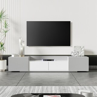 Modern TV Stand for 70 Inch TV with Large Storage Space - Bed Bath ...