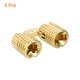 Brass Barrel Hinges Hidden Invisible Concealed Furniture Hinge 180 ...