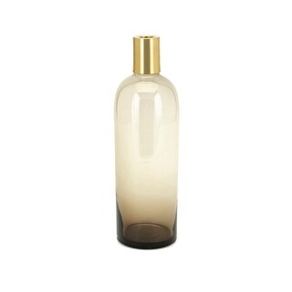 IMAX Home 40907 Nadine Medium Glass Vase - Gold - Bed Bath & Beyond ...