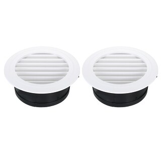 8" Round Air Vent 2pcs Ceiling Diffuser Grill Soffit Vent with Screen ...