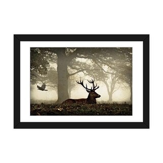 iCanvas "Stag And Crow Texture" by Max Ellis PFA - Bed Bath & Beyond ...