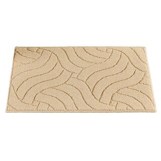 Wave Embossed Design Skid-Resistant Accent Rug - Bed Bath & Beyond ...