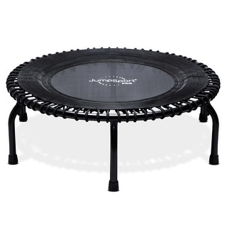JumpSport 350 PRO Indoor Lightweight 39" Round Fitness Trampoline with ...