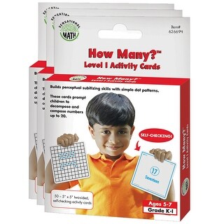 (3 Ea) Sensational Math Act Cards Lvl I How Many - Bed Bath & Beyond ...