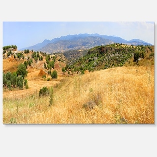 Cyprus Landscape Panoramic View - Landscape Glossy Metal Wall Art - Bed ...