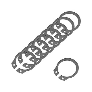 20mm External Circlips C-Clip Retaining Snap Rings 65Mn 100pcs - Black ...