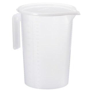 Graduated Beaker, 5000ml PP Plastic Cup Double Sided Graduations - Transparent - Bed Bath ...