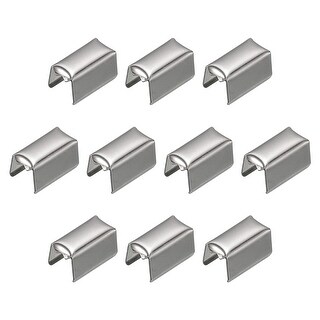 Fold Over Crimp Caps, 200Pcs Ribbon End Clasp Tips Clamp Cord Ends ...