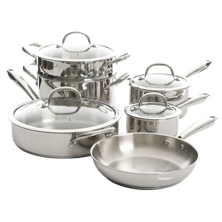 Heavy Duty Stainless Steel Cookware 10 Piece Set - Bed Bath & Beyond ...