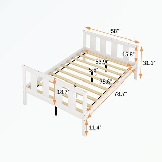 Full Size Bed Frame with Headboard and Footboard - Bed Bath & Beyond ...