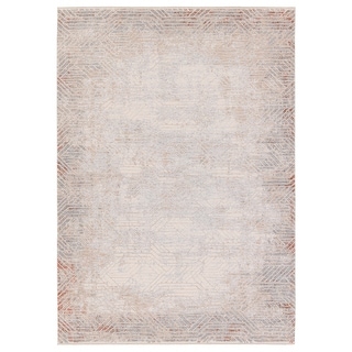 Lucila Geometric Tan/ Gray Area Rug - Bed Bath & Beyond - 36755228