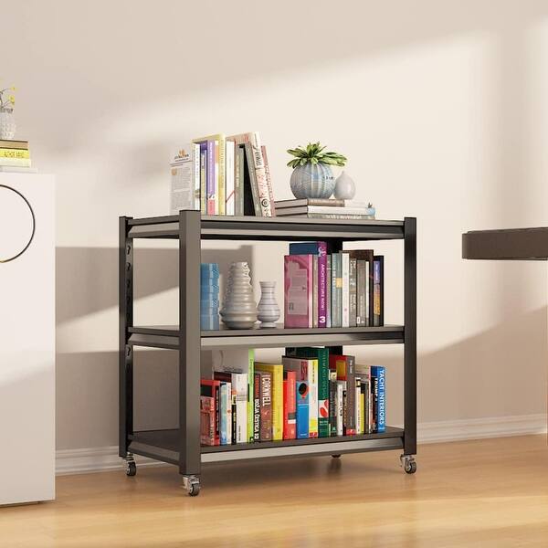 Movable Steel Shelves for Kitchen, Garage Shelves, Basement Shelving ...