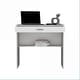 Desks, Compact Writing Workstation with Drawer and Lower Shelf, 31.5inW ...