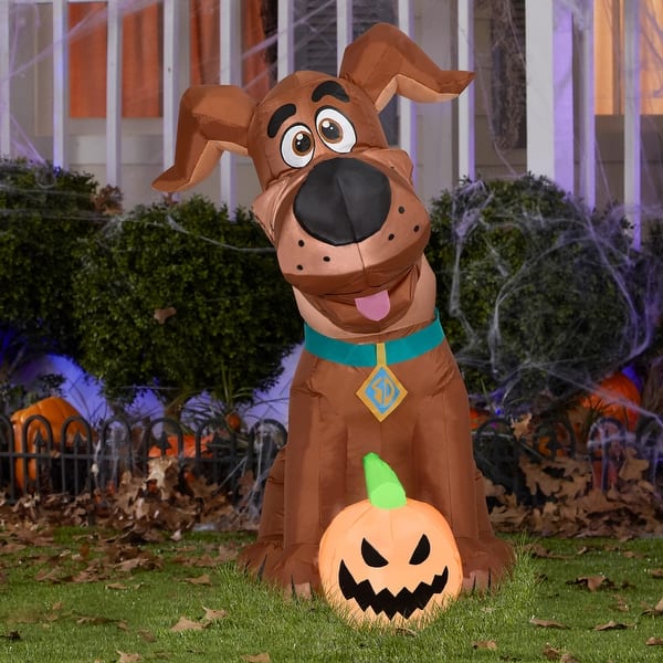 42" Inflatable Halloween Scooby Doo by National Tree Company - 42 in ...