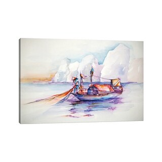 iCanvas "Lone Fisherman Vietnam" by Gerardo Segismundo Canvas Print ...