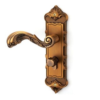 European Antique Privacy Door Lock Set with Handles - Bed Bath & Beyond ...