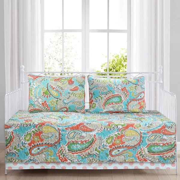 turquoise patterned sheets