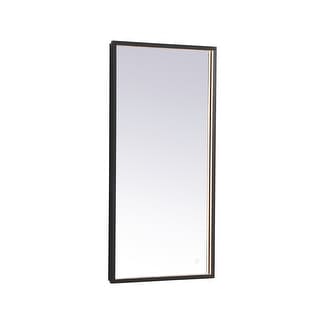 Indigo Home 18x36 inch LED mirror with adjustable color temperature ...