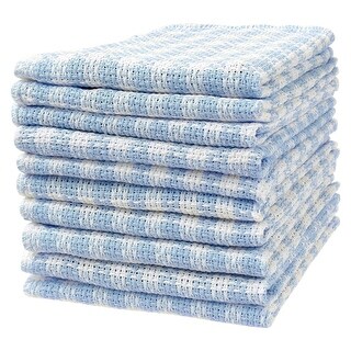 Cotton Cleaning Cloth, Plaid Kitchen Towels for Dish Drying Washing ...