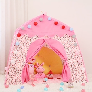 Portable Indoor Outdoor Princess Castle Cabin Fun House for Kids - Bed ...
