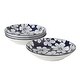 Gibson Home Heritage Sky 4-Piece Pasta Bowl Set, 8 Inch Stoneware Bowls ...
