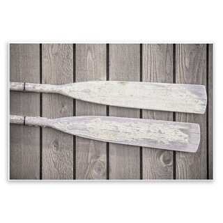 Stupell Rustic Oars Pair Wall Plaque Art Design By Aaron Matheson - Bed ...