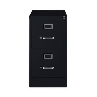 Vertical Letter File Cabinet 2 Letter-Size File Drawers, Black - Bed ...