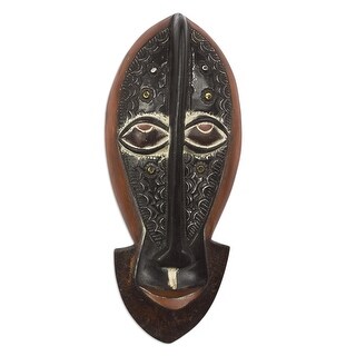 Novica Handmade Monkey Face African Wood Mask - Bed Bath & Beyond ...