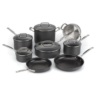 Cuisinart Chef's Classic Nonstick Hard Anodized Cookware 13 Pc. Set ...